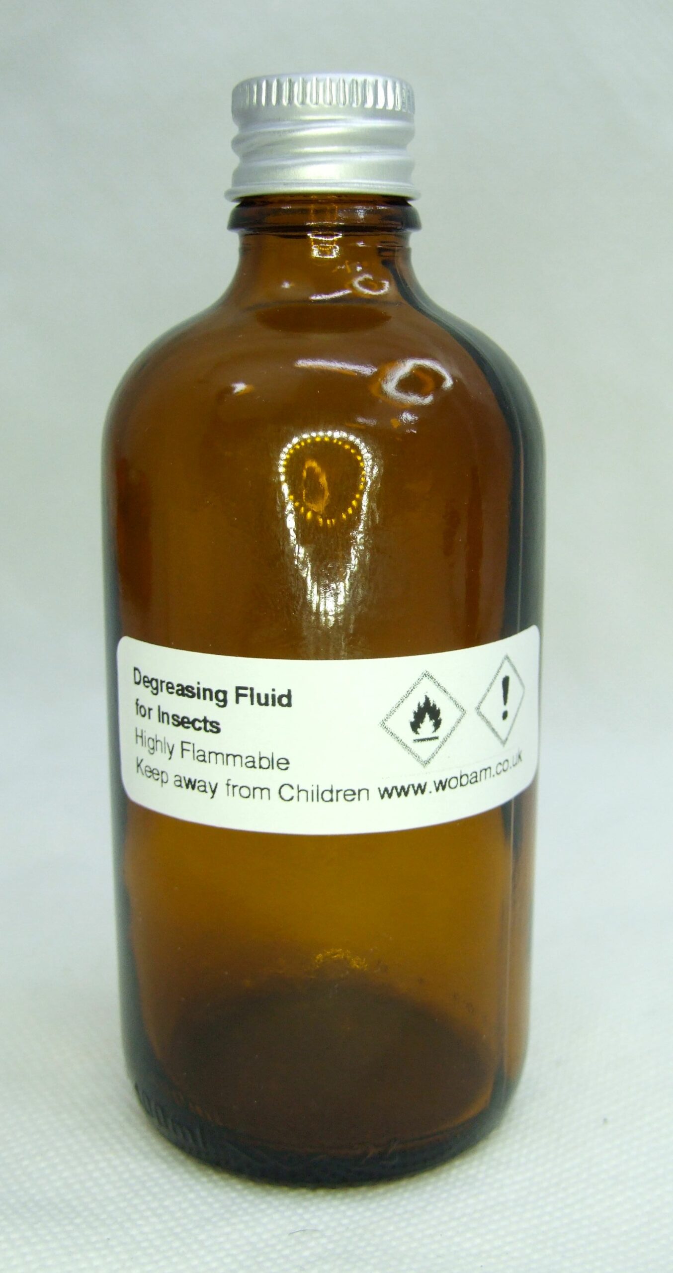 Insect Degreasing Fluid 100ml bottle - World of Butterflies and Moths